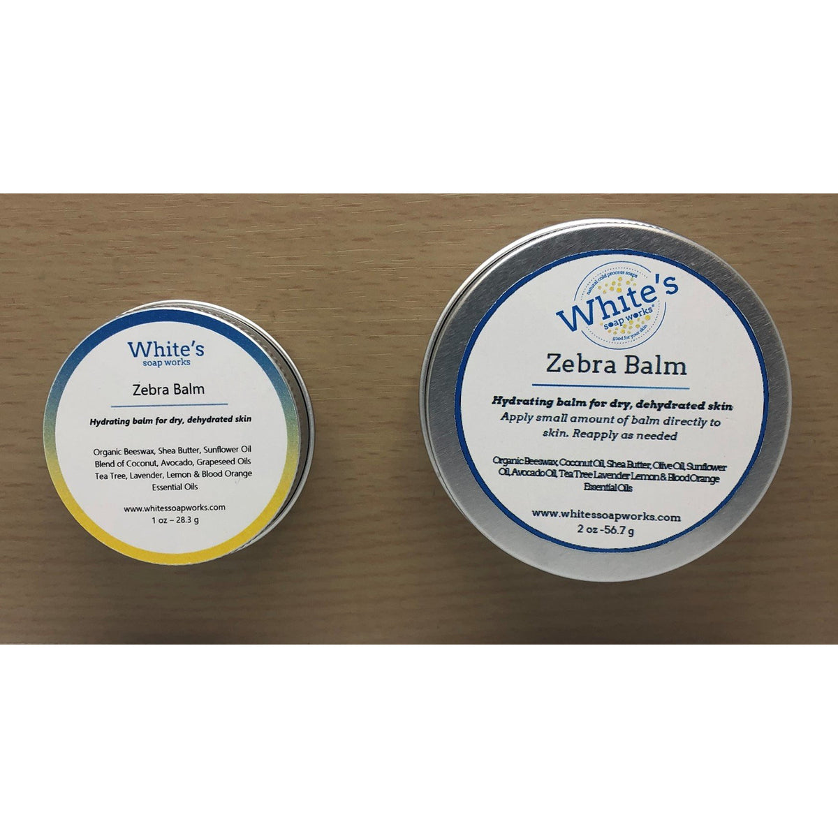 Zebra Balm - All Natural Skin Balm – White's Soap Works